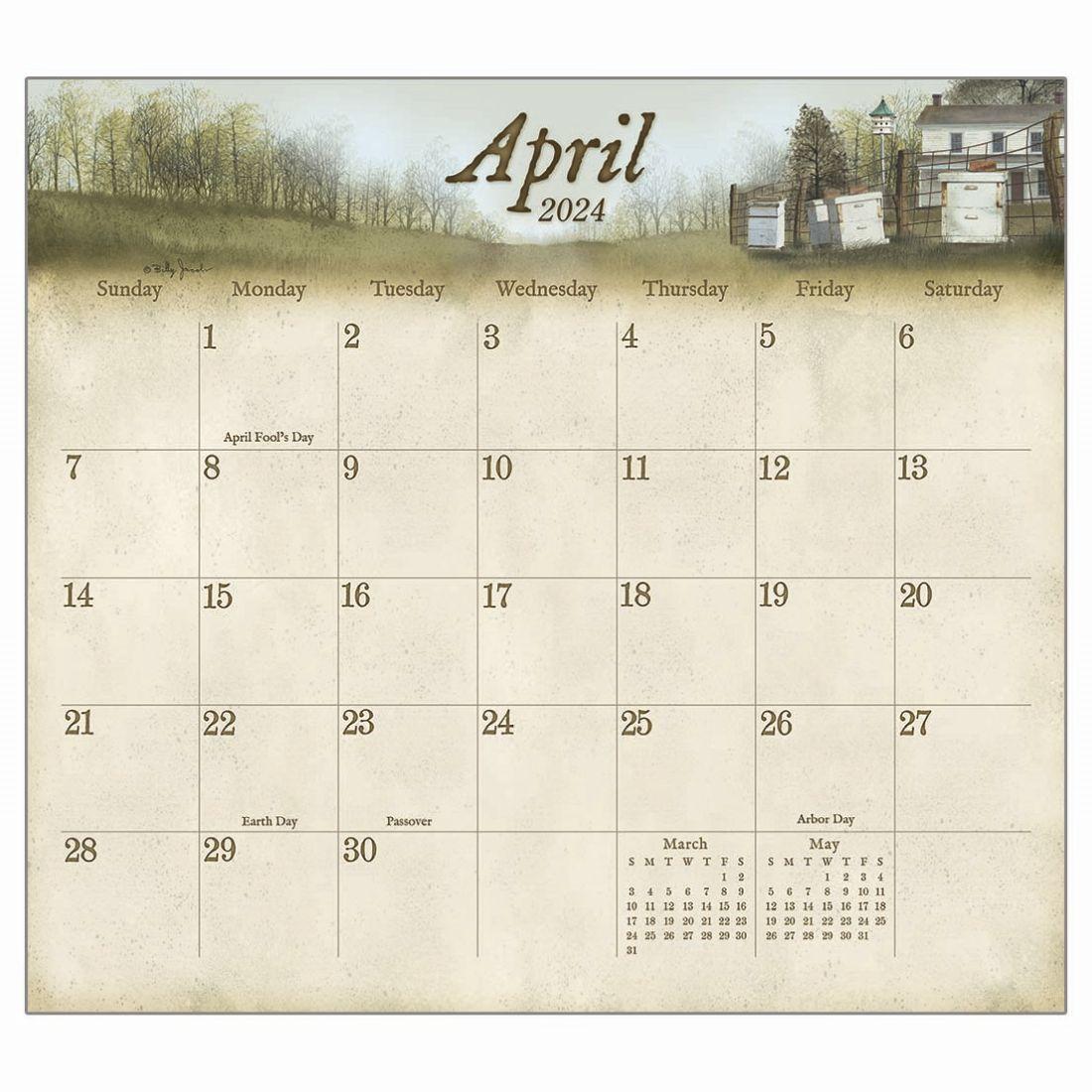 Road Home 2024 Magnetic Wall Calendar